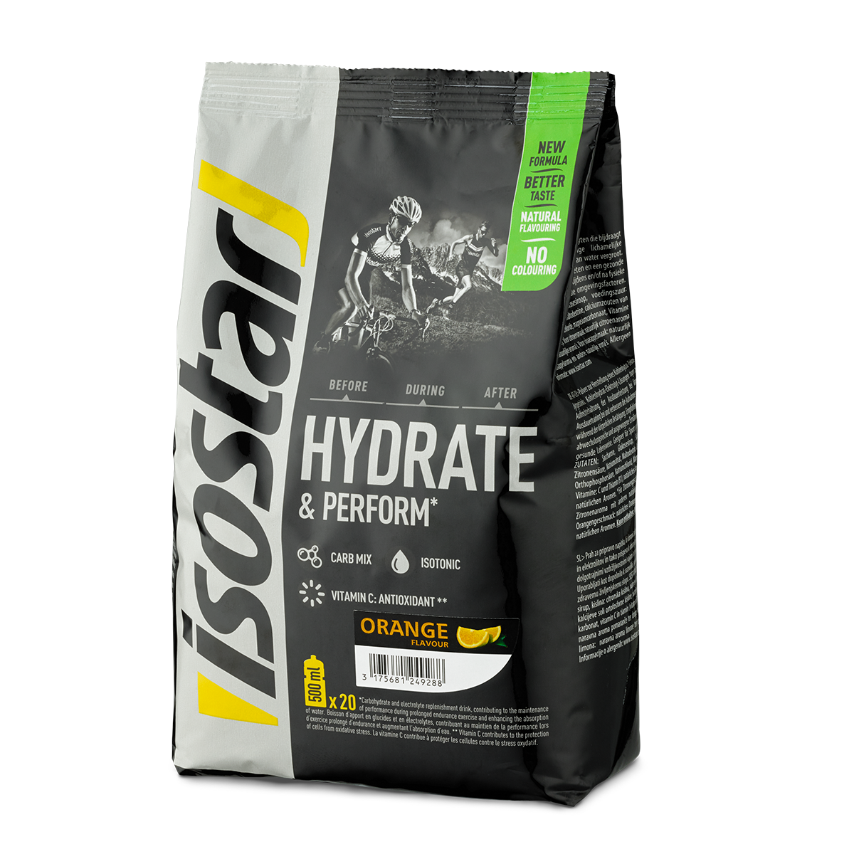 Isostar Fast Hydration Orange 800g sachet recharge - boisson sportive