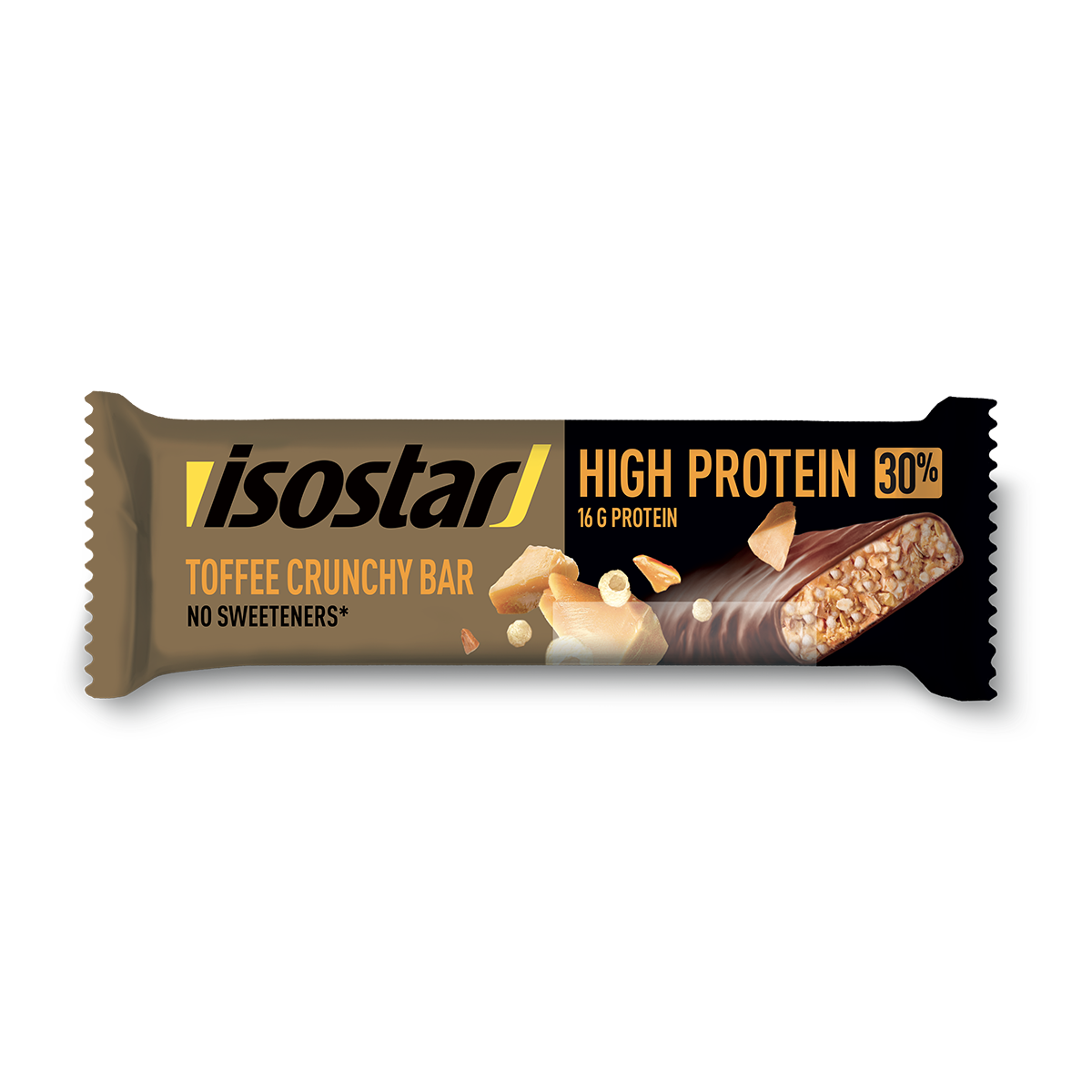 Isostar High Protein 30% Riegel Toffee Crunchy